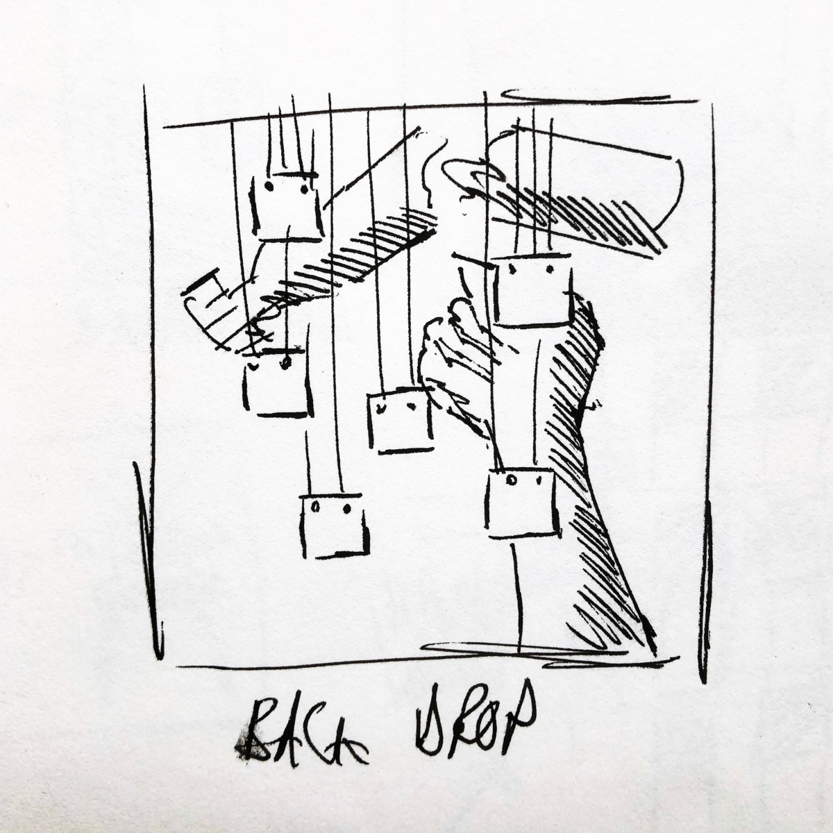 Installation options & ink drawing production – Richard Hyde