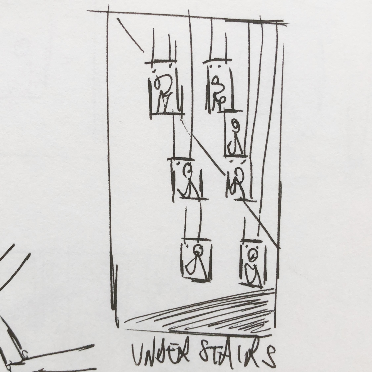 Installation options & ink drawing production – Richard Hyde